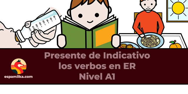 Presente de indicativo | Los verbos en - ER - EspaMilka